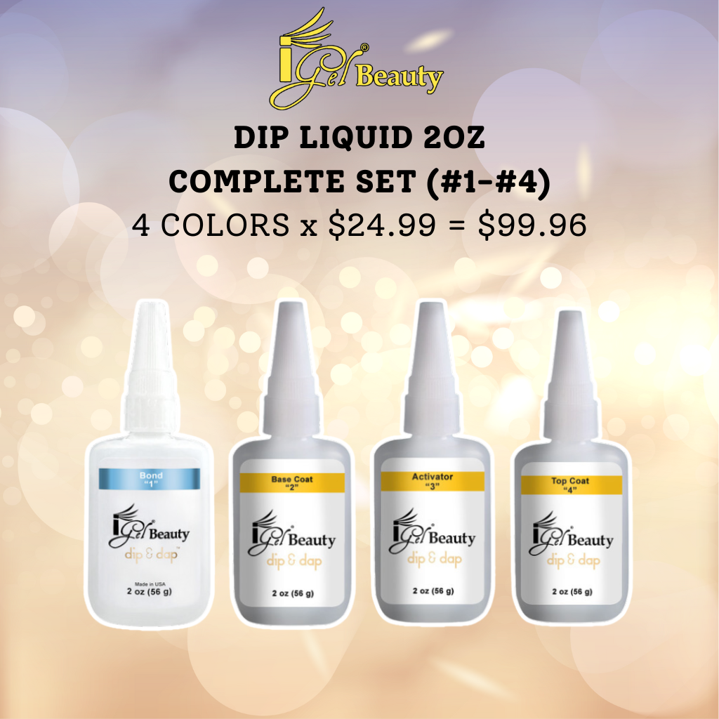 IGEL BEAUTY DIP LIQUID 2OZ COMPLETE SET – muasupply.com