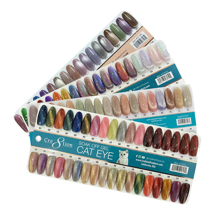 Cre8tion Color Chart - Cat Eye Set – muasupply.com